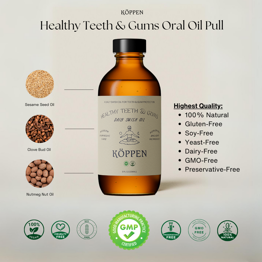 Daily Oil Mouthwash | Healthy Teeth & Gums – KÖPPEN